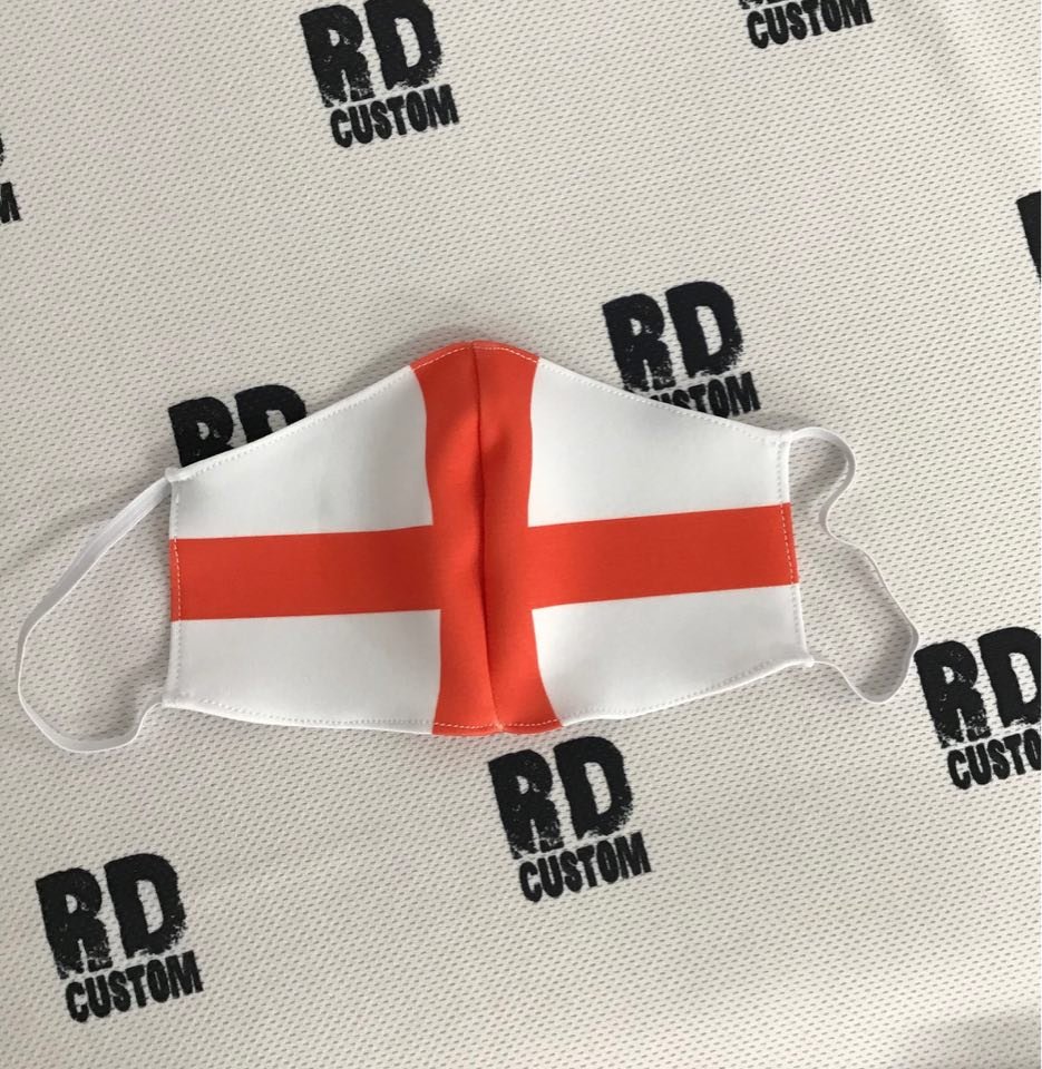 England Flag Mask | RD Custom